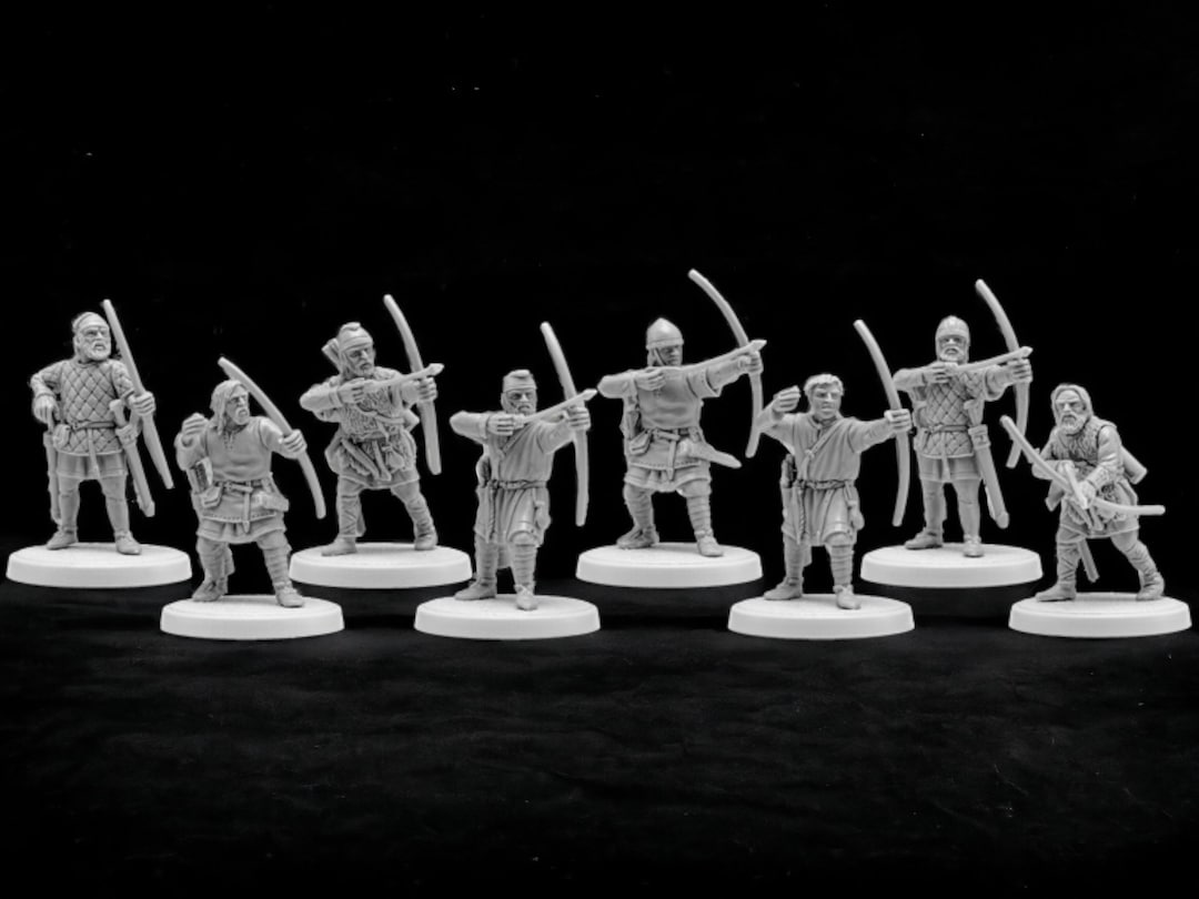 Set of 8 Vikings. 28 Mm Miniatures Set 8 - Etsy