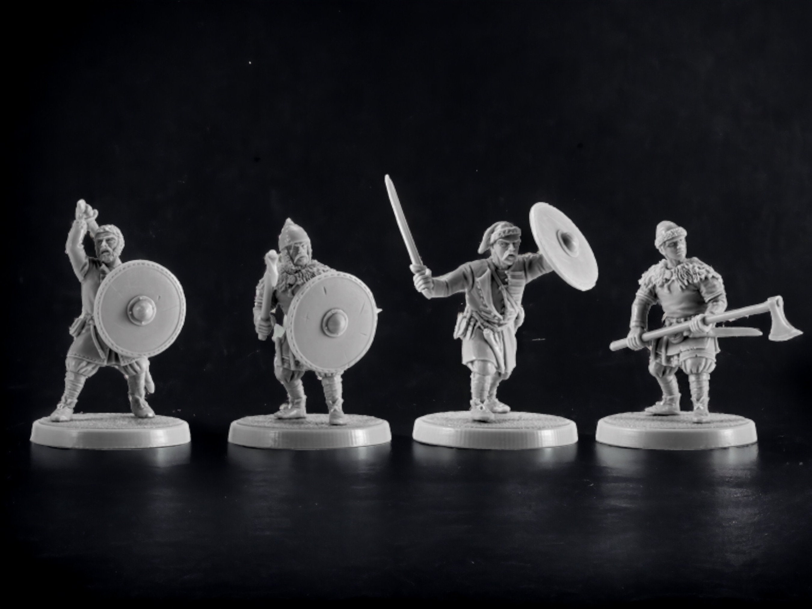 Set of 4 Pagan Rus. 28 Mm Miniatures Set 4 - Etsy