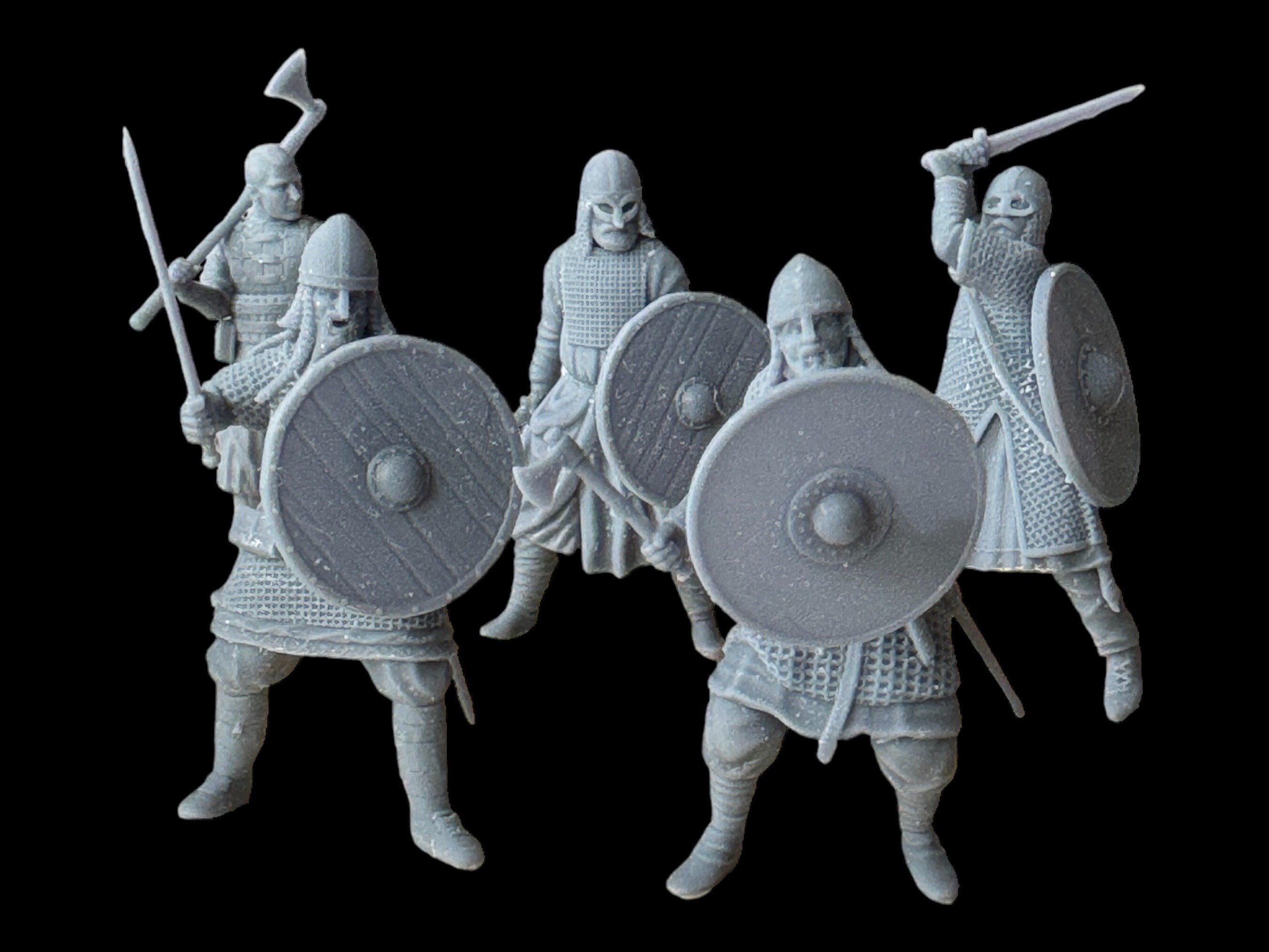 Set of 8 Vikings. 28 Mm Miniatures - Etsy