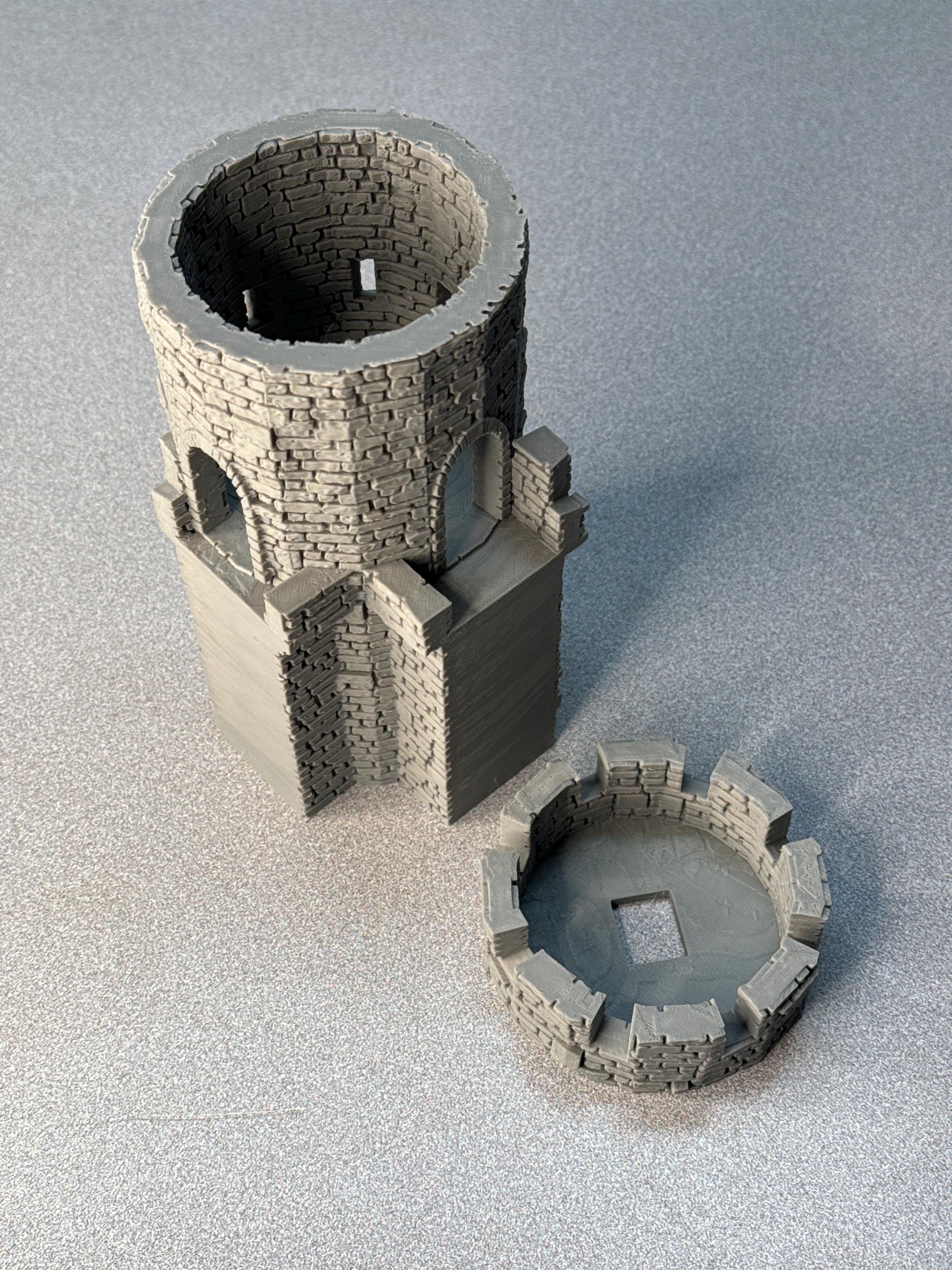 Medieval Modular Castle Corner Tower. 28mm Scale. Historical Wargaming ...