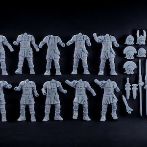 Roman Empire Legionaries Modular Miniatures. 28 Mm Miniatures (set of ...