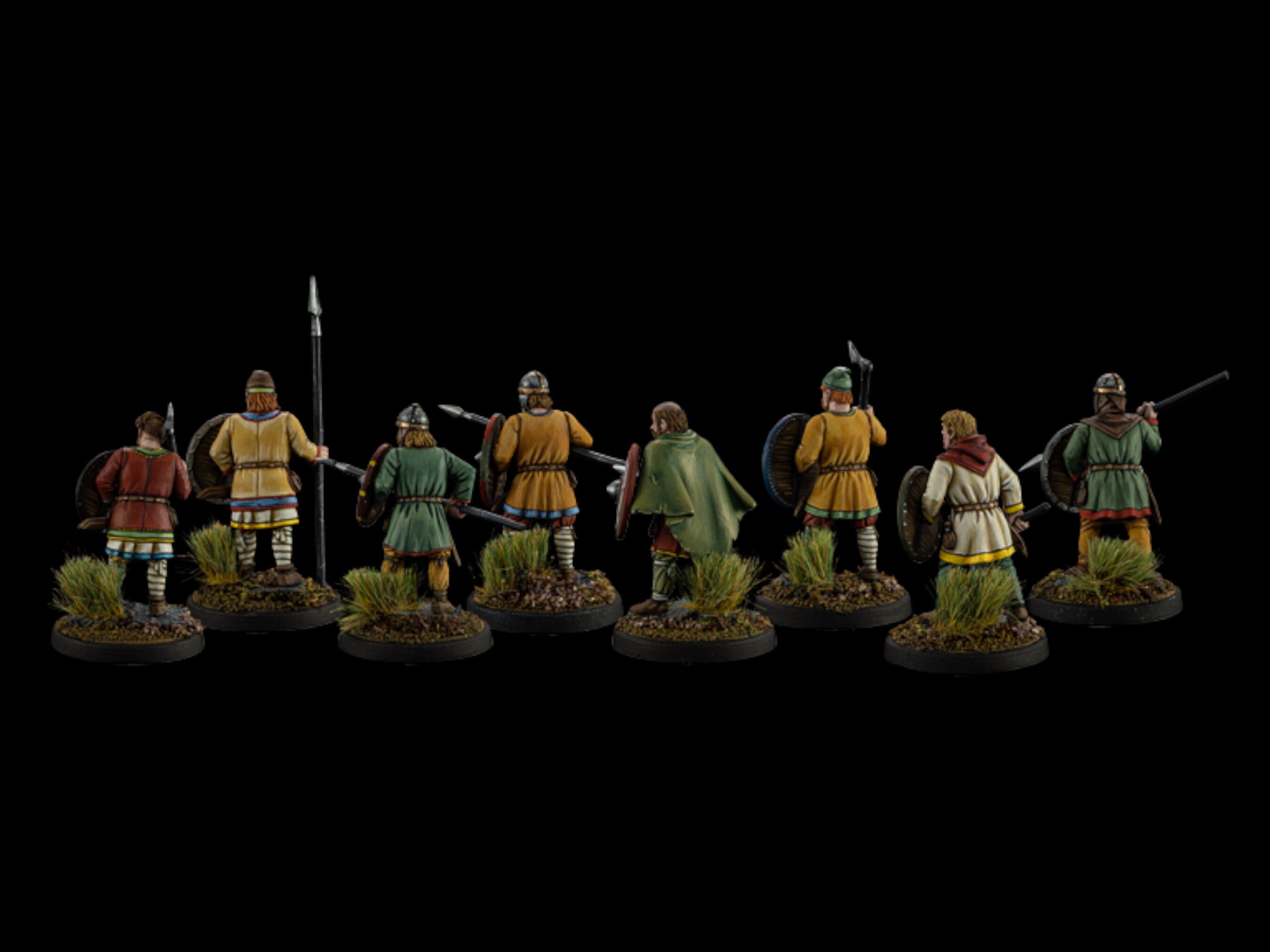 Set of 8 the Anglo-saxons 4: Ceorls. 28 Mm Miniatures - Etsy