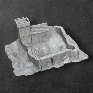 Medieval Dilapidated Sentry Tower. 28mm Scale. Modular Castle - Etsy