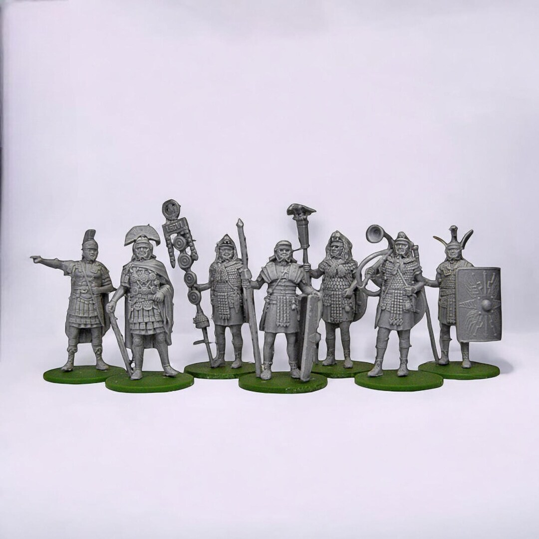 Set of 7 Roman Legion. 40 Mm Miniatures - Etsy