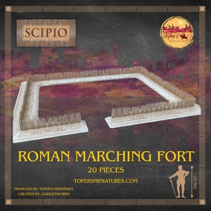 Roman Marching Fort / Camp. 20 Pieces. 28 Mm - Etsy