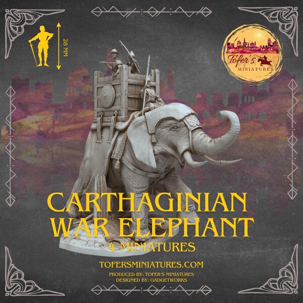 War Elephant - Etsy