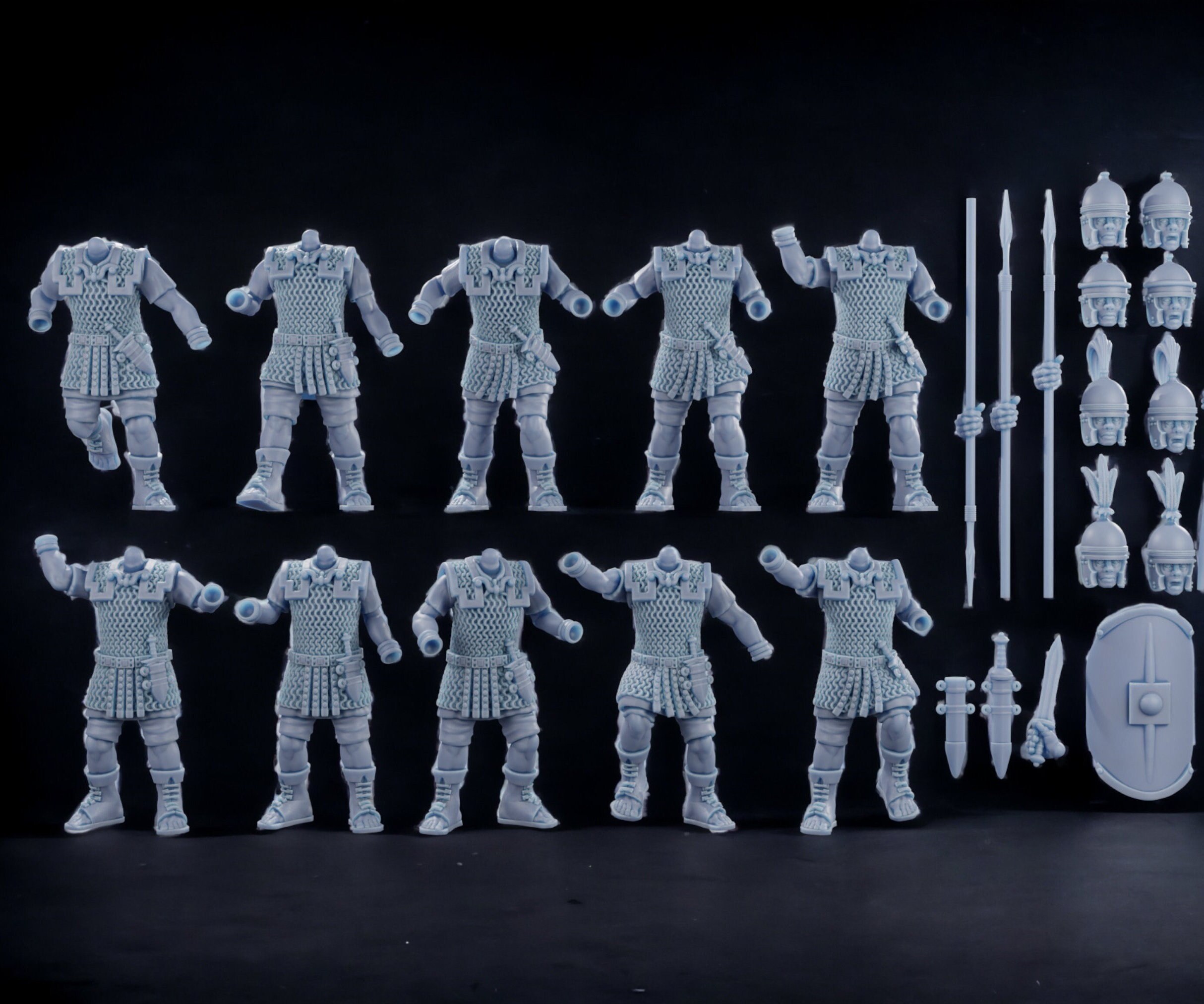 Roman Legionaries of the Republic With Roman Command Group. Modular ...