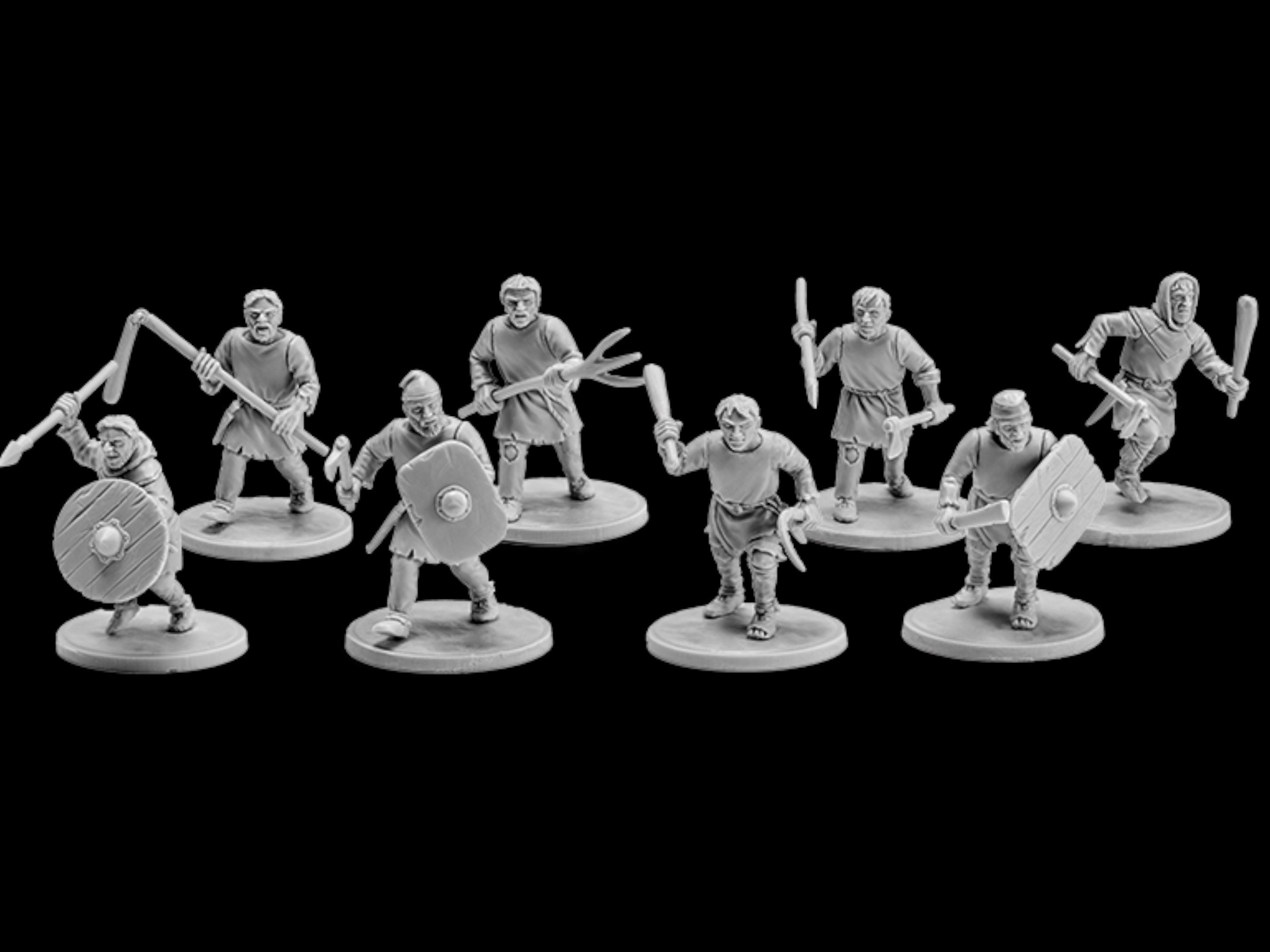 Set of 8 the Anglo-saxons 5: Geburs. 28 Mm Miniatures - Etsy