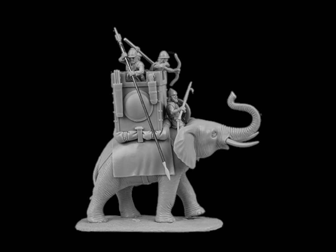 Carthaginian War Elephant. 28 Mm Miniatures - Etsy