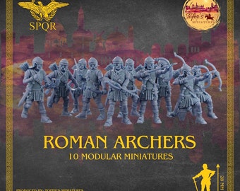 Roman Command Group Modular Miniatures. 28 Mm Miniatures set of 4 - Etsy
