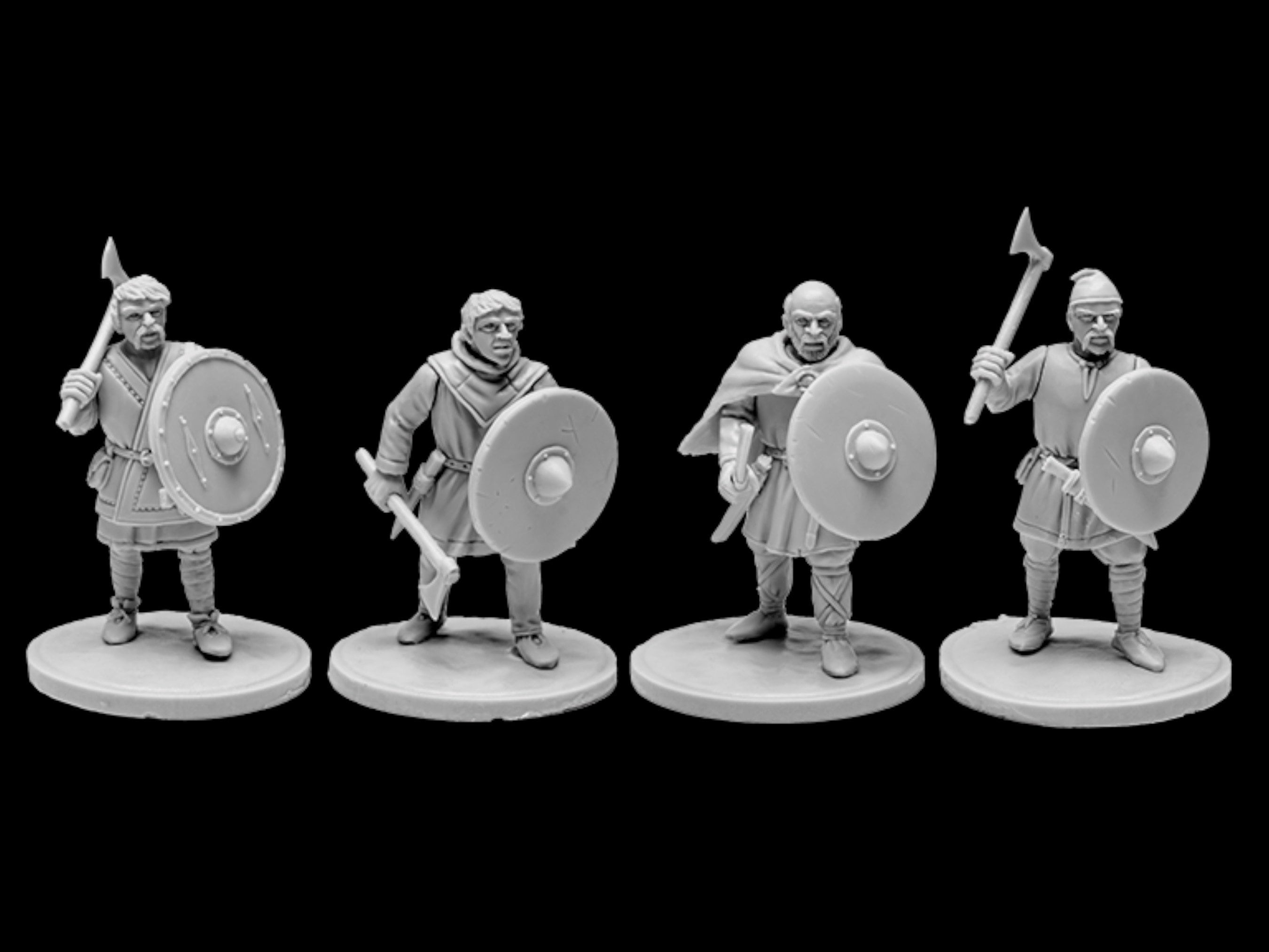 Set of 8 the Anglo-saxons 4: Ceorls. 28 Mm Miniatures - Etsy