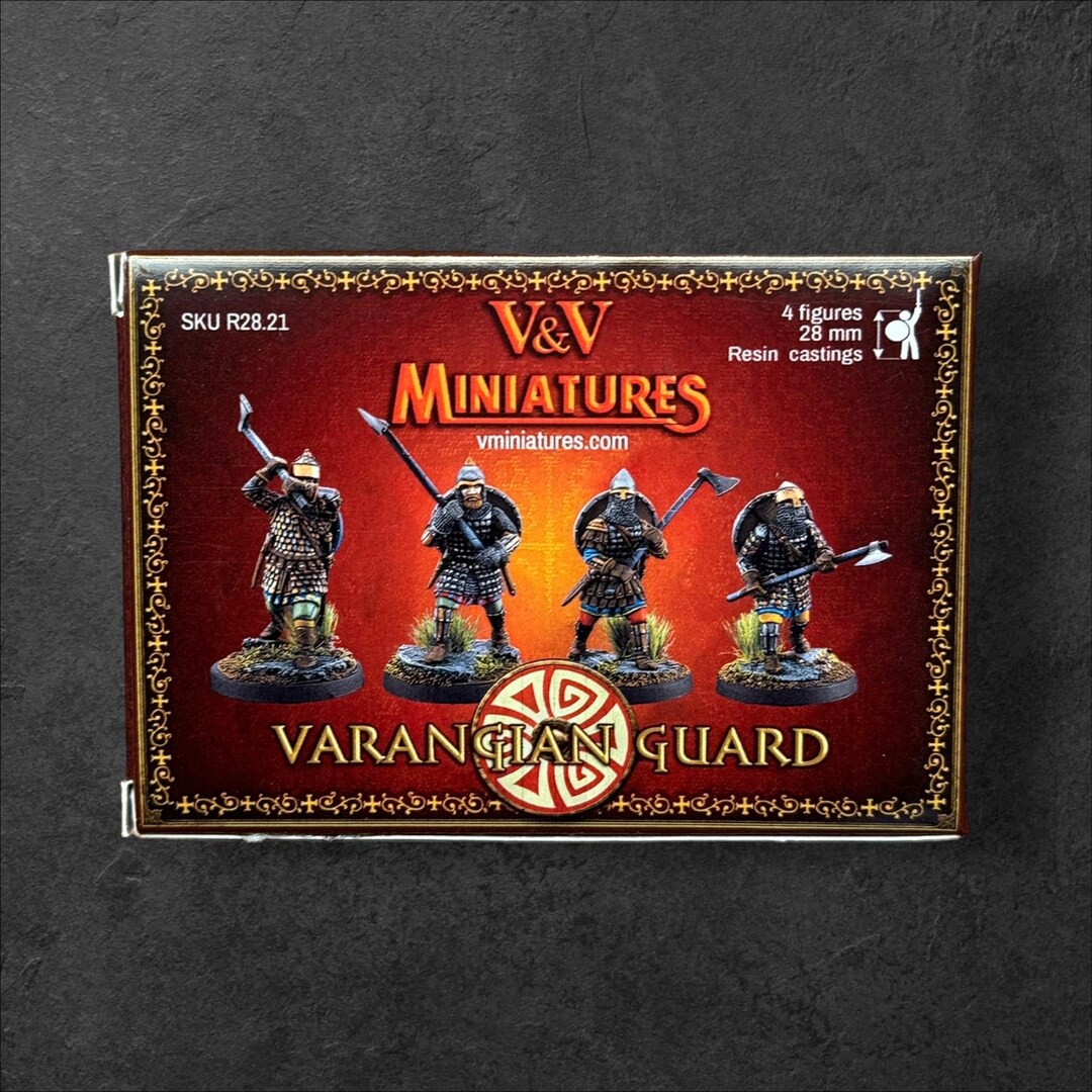 Set of 4 Varangian Guards. 28 Mm Miniatures - Etsy