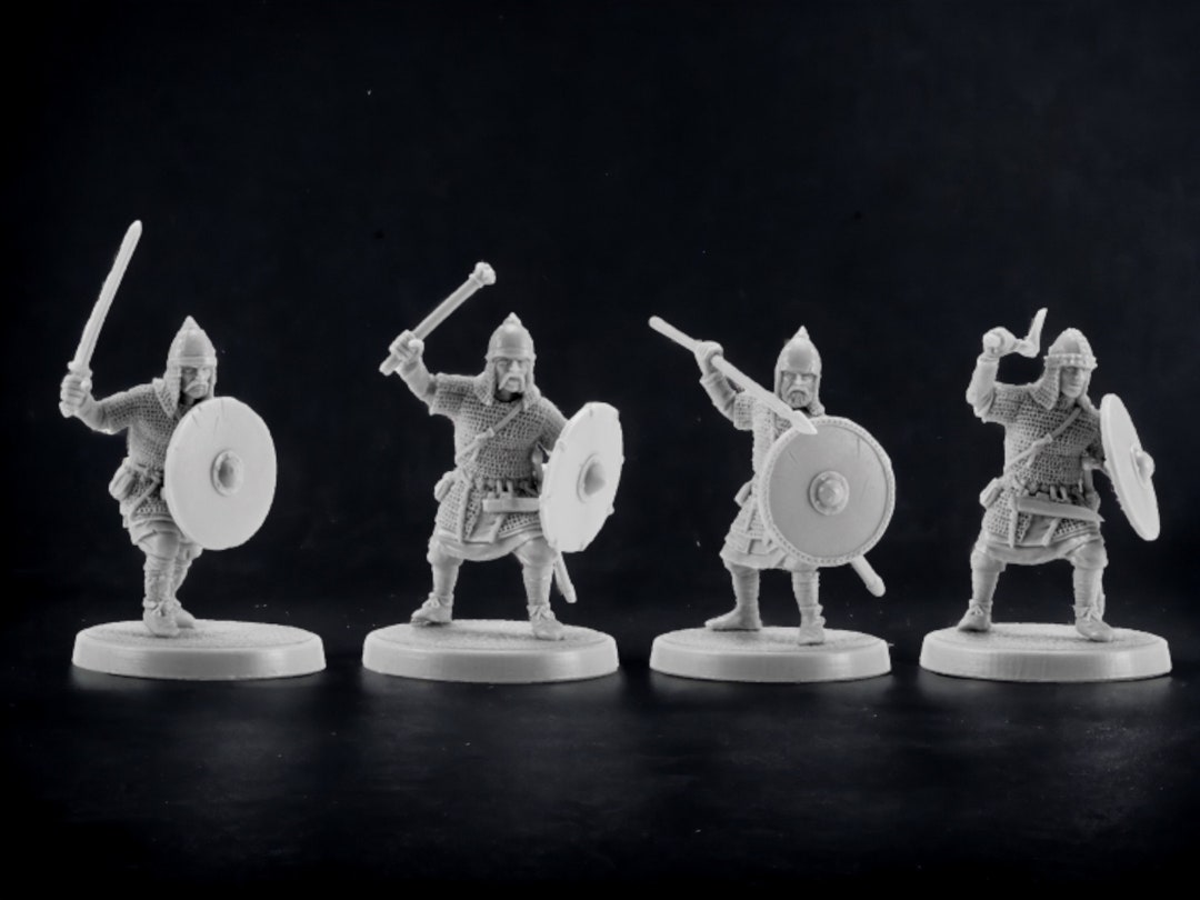 Set of 4 Pagan Rus. 28 Mm Miniatures Set 2 - Etsy