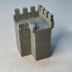 Medieval Modular Castle Corner. 28mm Scale. Historical Wargaming by ...