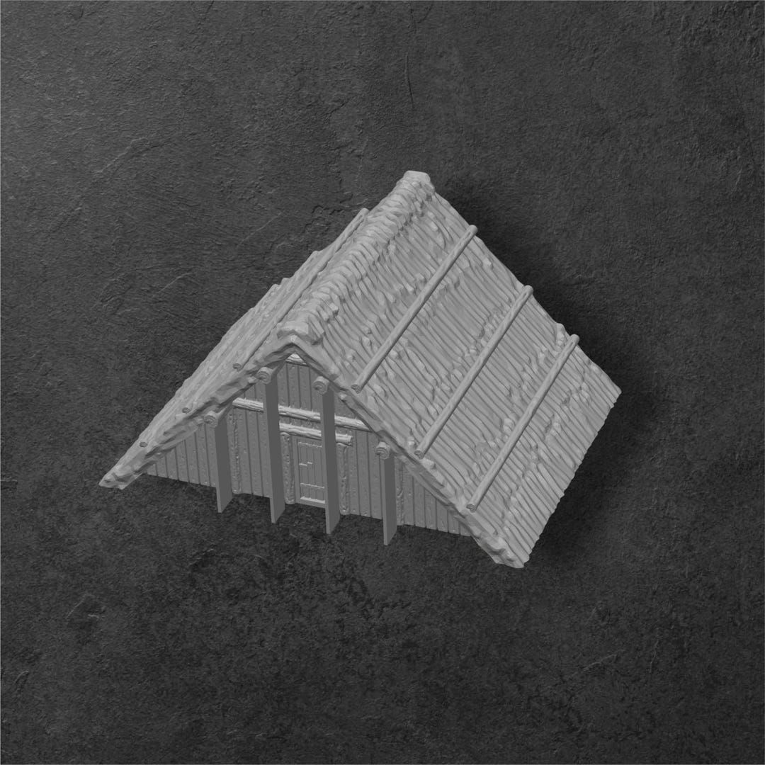 High Quality Anglo-saxon House / Dark Ages House #1. Ideal for Games ...