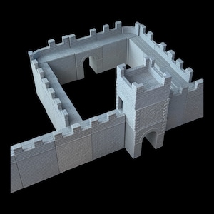 Roman Milecastle / Fort - End of Empire Modular Castle. 28 Mm Scale ...