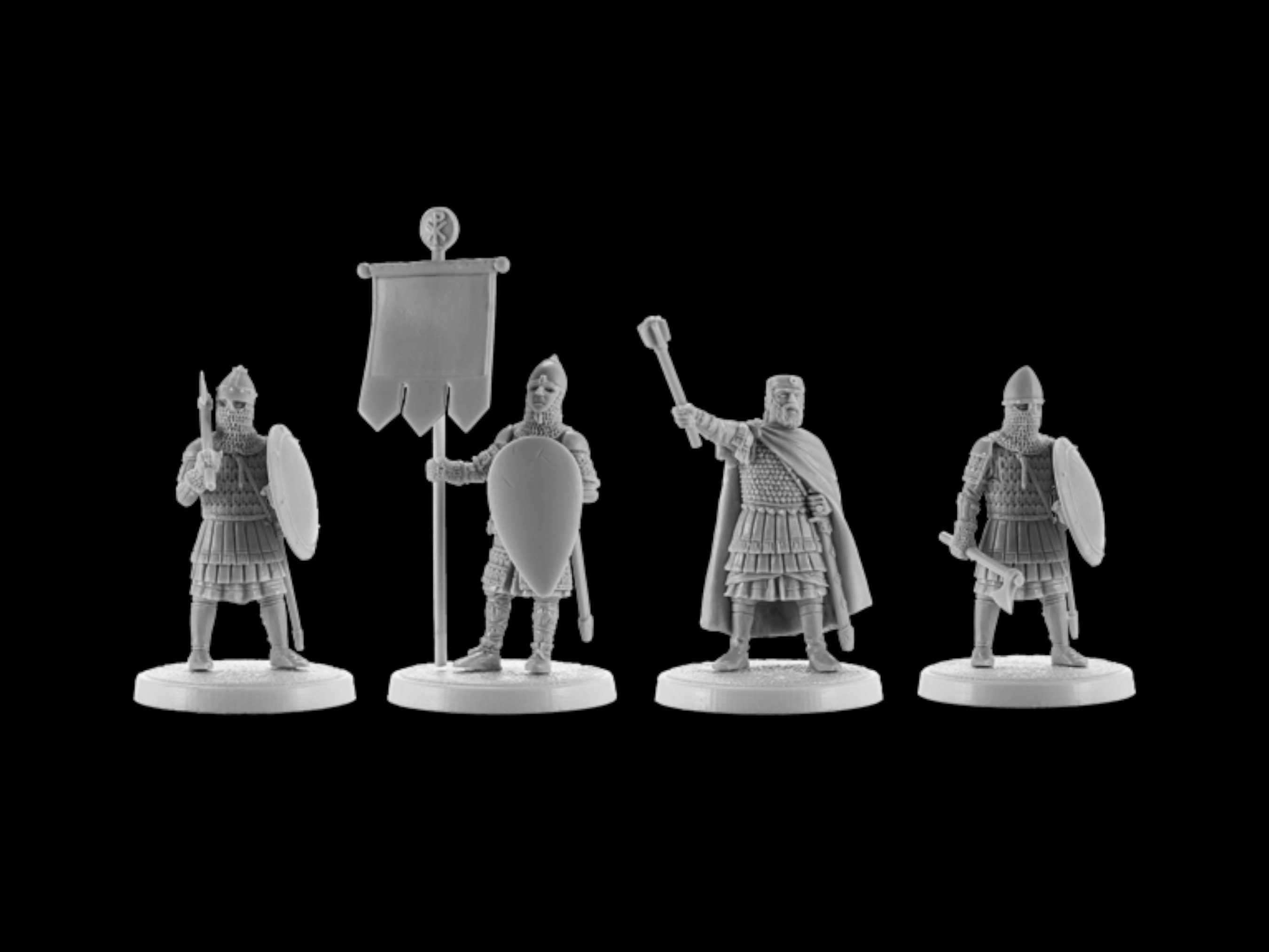 Set of 4 Byzantine Commands. 28 Mm Miniatures - Etsy