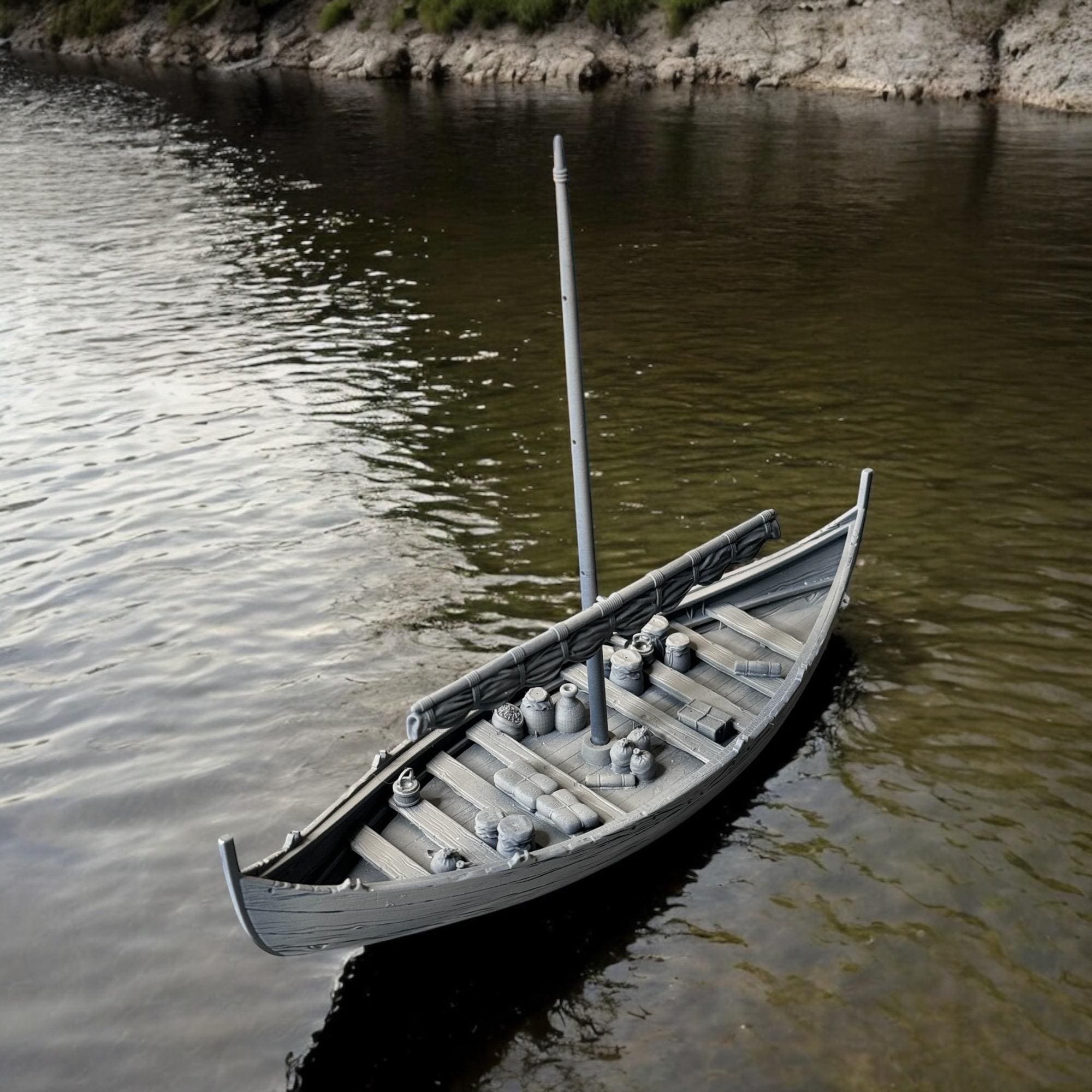 Medieval Vikings Trade Boat With Goods. 28 Mm Scale. by Tofer's ...