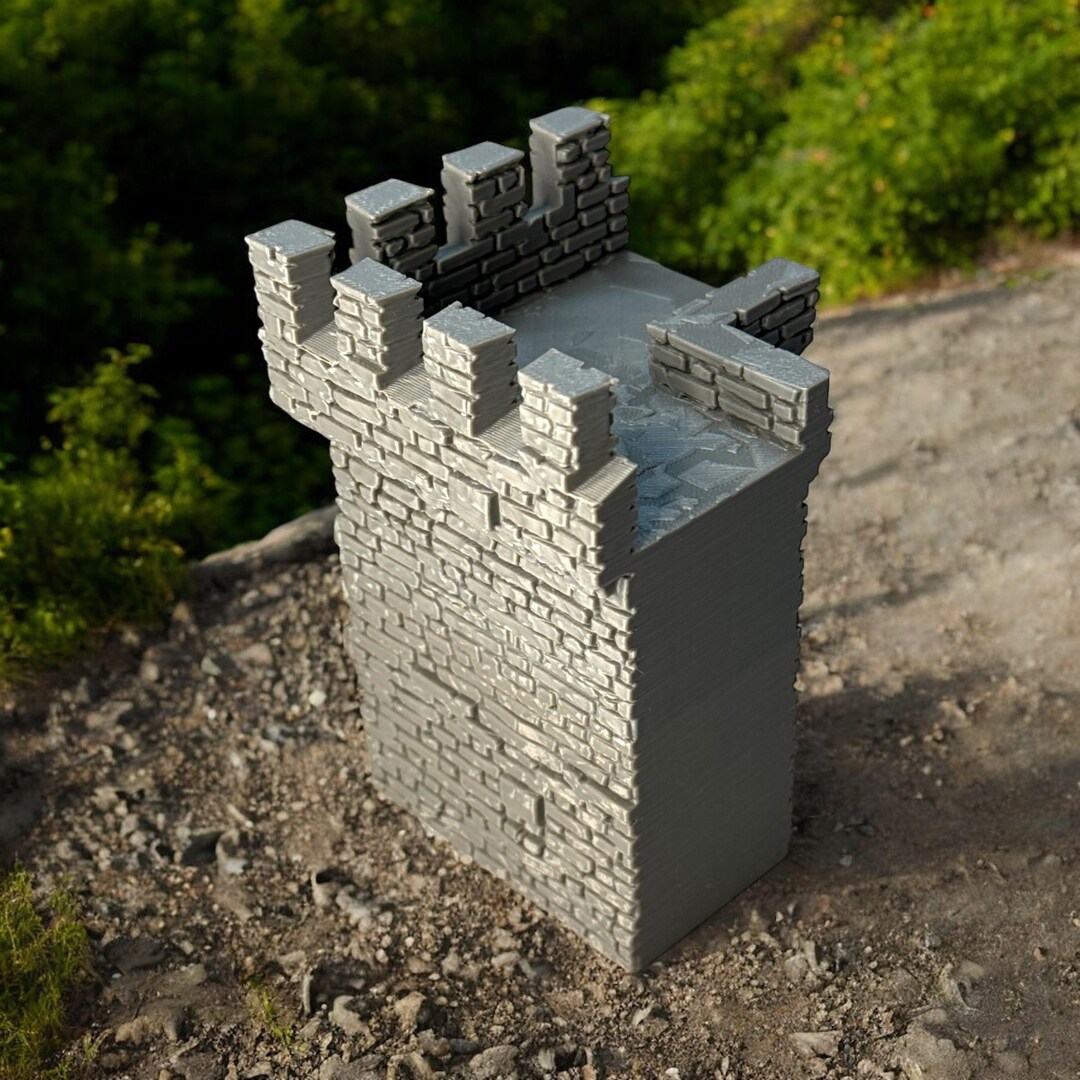 Medieval Modular Castle Corner. 28mm Scale. Historical Wargaming by ...