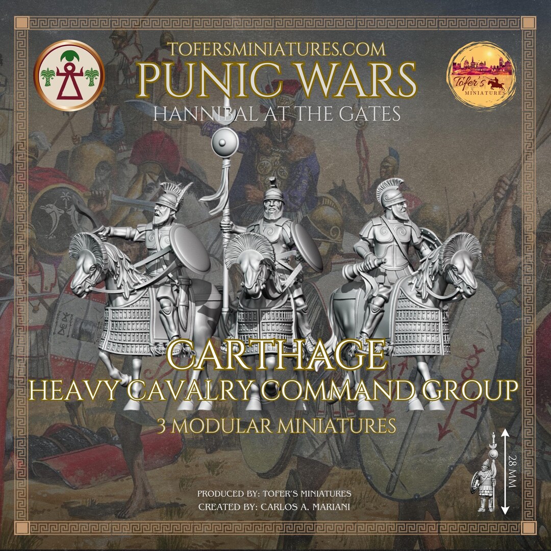 Heavy Cavalry Command Group. Carthage. Punic Wars: Hannibal at the ...