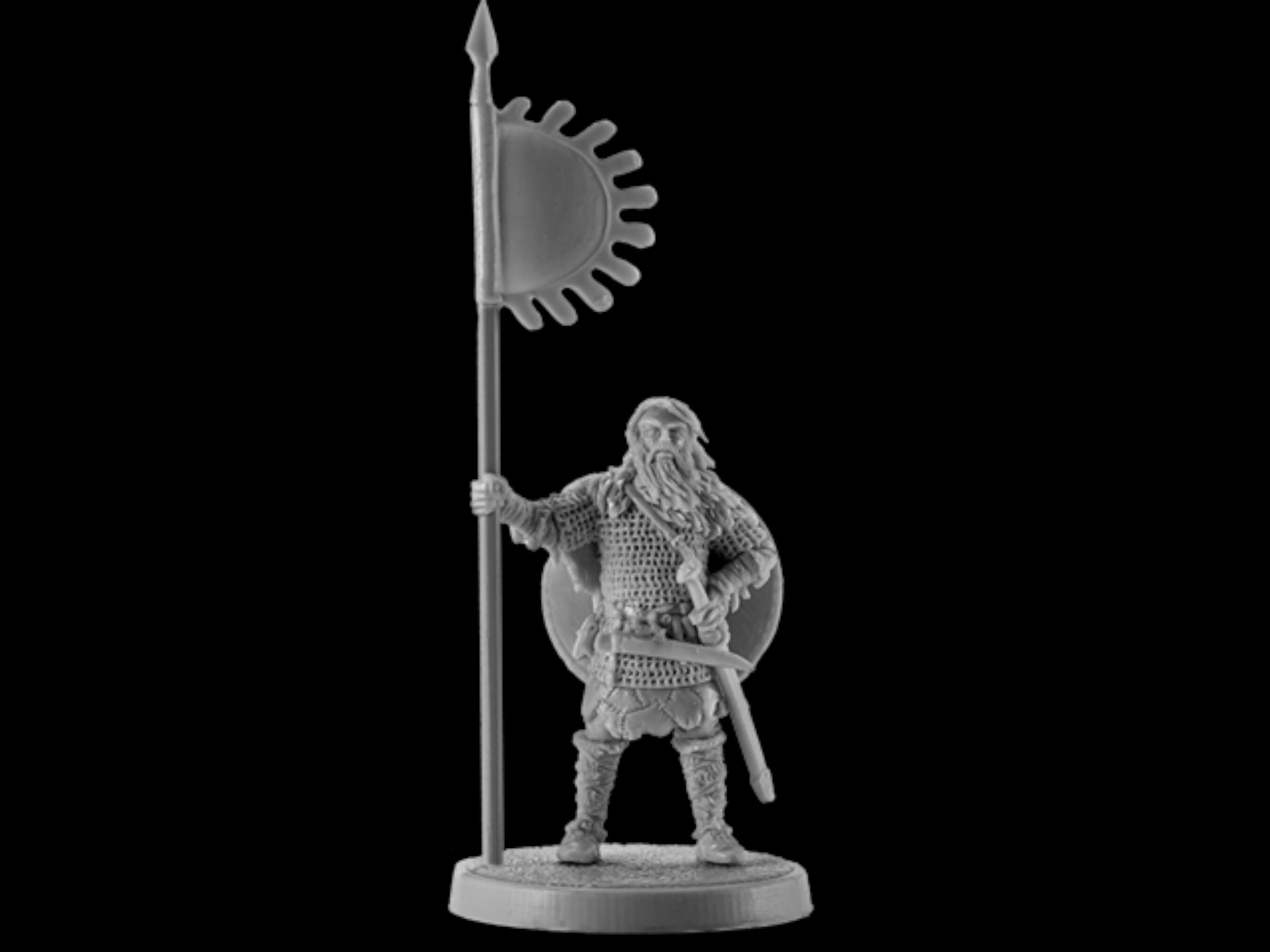Viking Warlord. 28 Mm Miniatures - Etsy