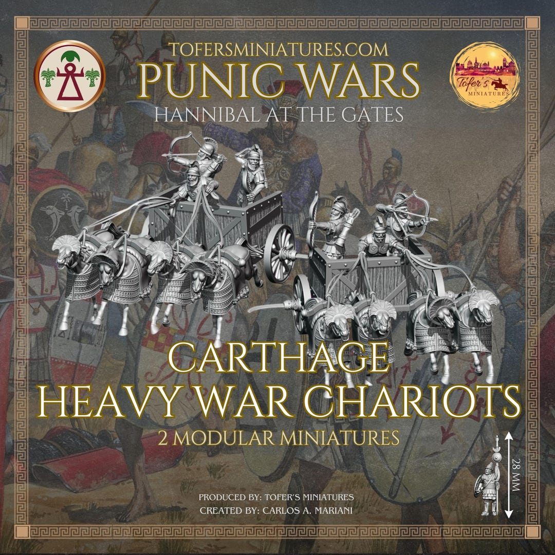 Carthaginian Heavy War Chariots. Carthage. Punic Wars: Hannibal at the ...