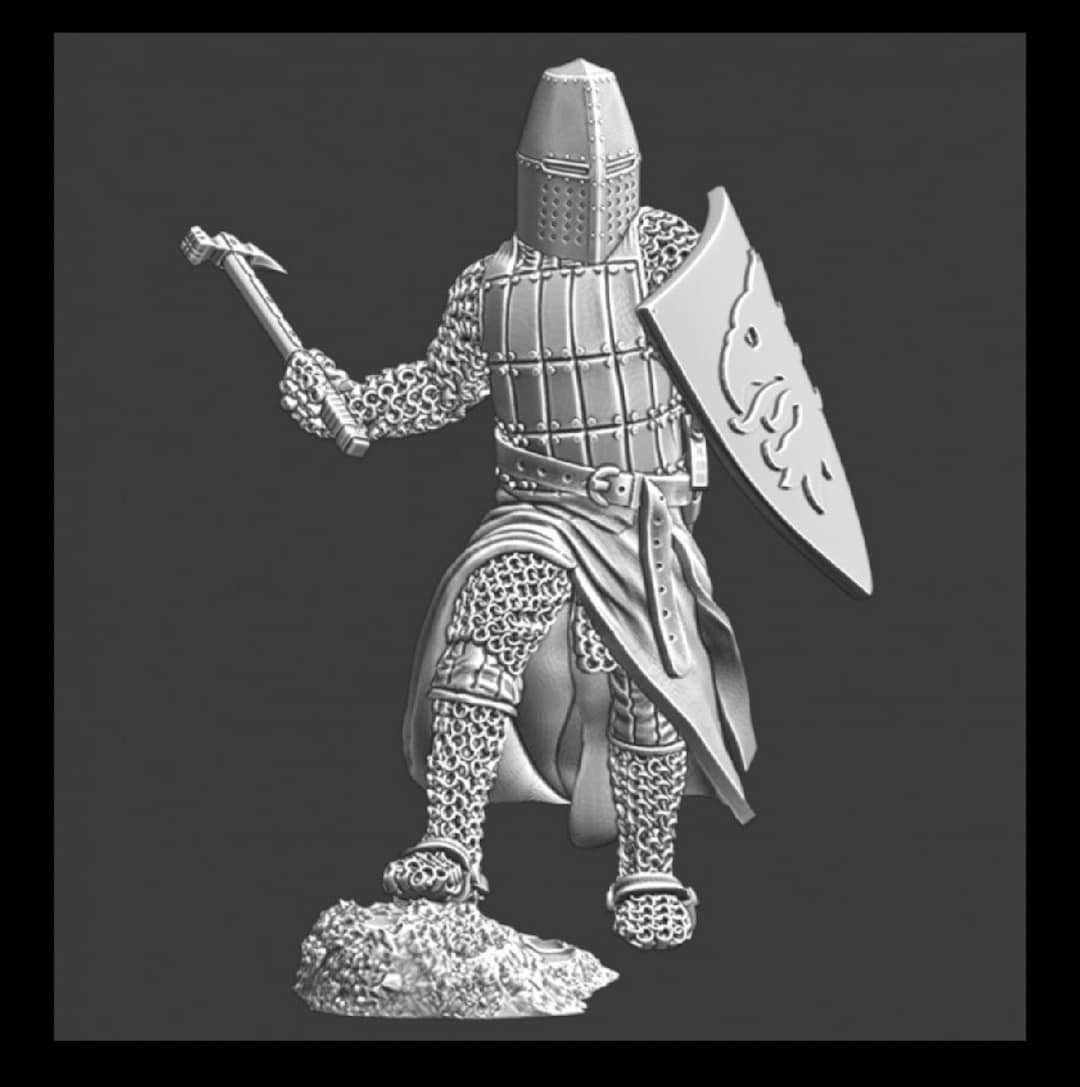 Crusader Knights. 40 Mm Miniatures - Etsy