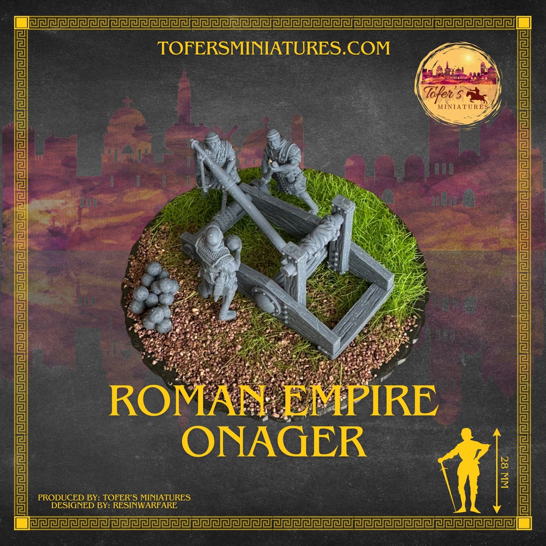 Roman Empire Artillery: Onager. 28 Mm Miniatures - Etsy