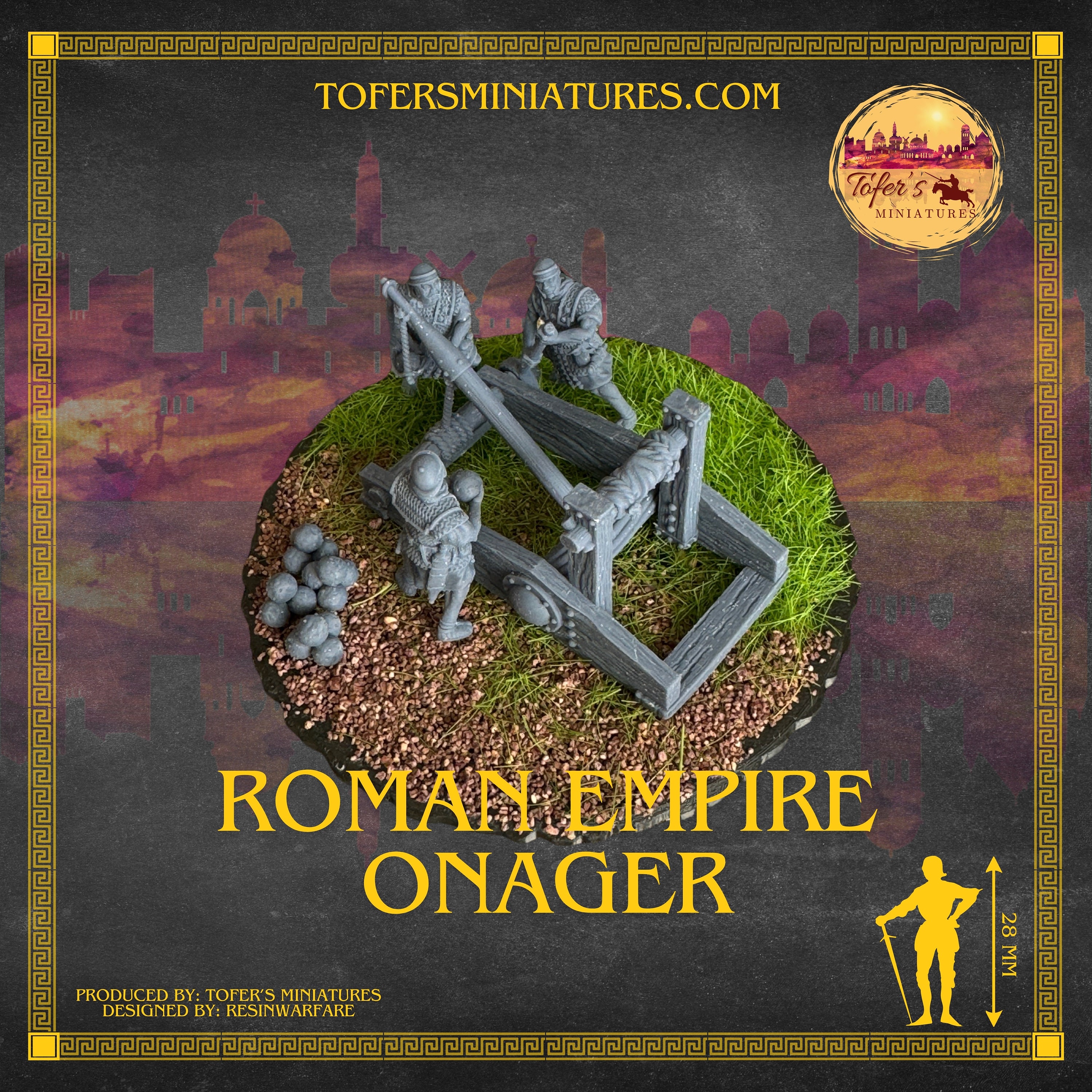 Roman Empire Artillery: Onager. 28 Mm Miniatures - Etsy