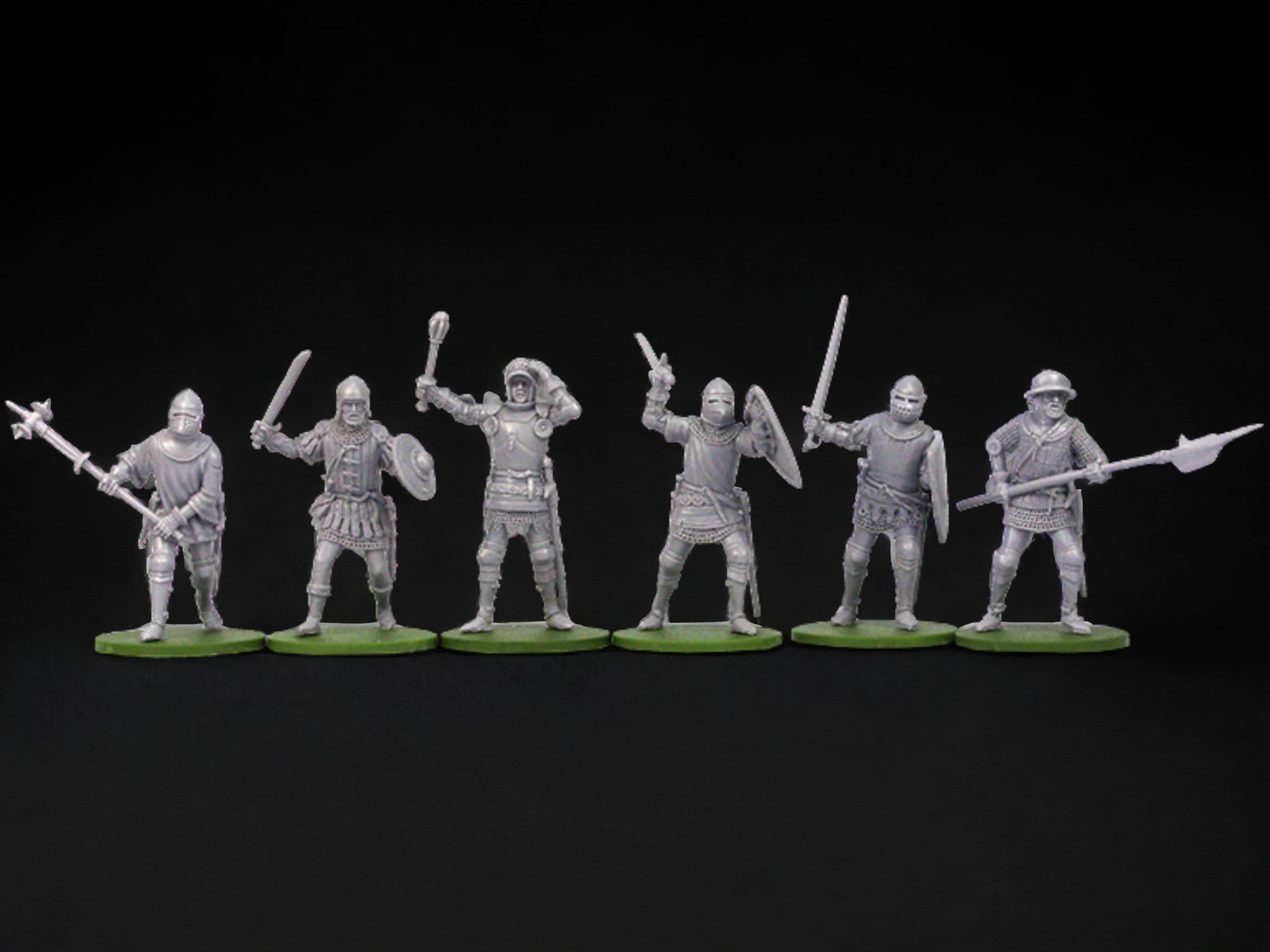Set of 6 French Infantry. 40 Mm Miniatures - Etsy