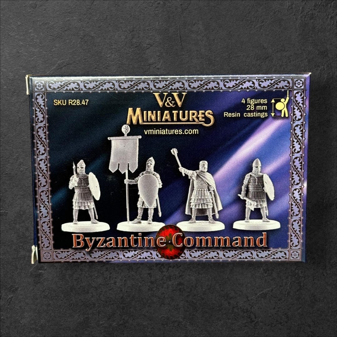 Set of 4 Byzantine Commands. 28 Mm Miniatures - Etsy