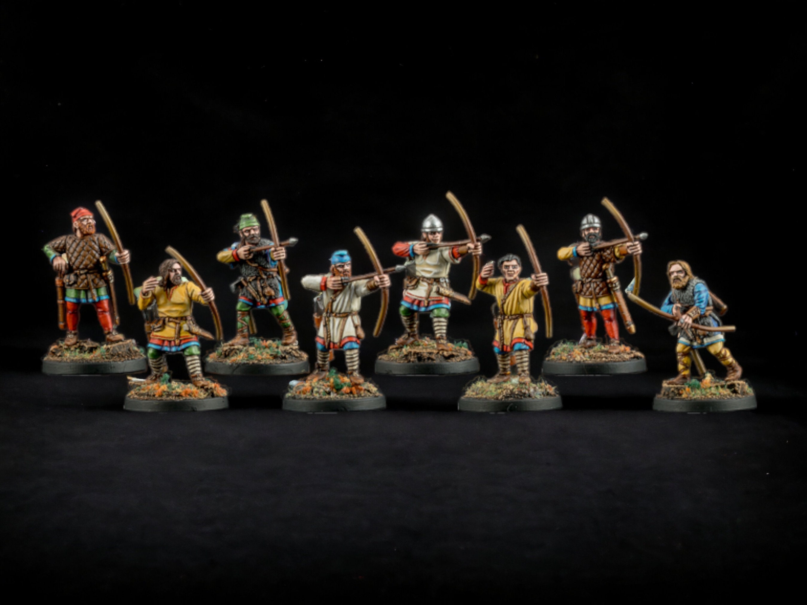 Set of 8 Vikings. 28 Mm Miniatures Set 8 - Etsy