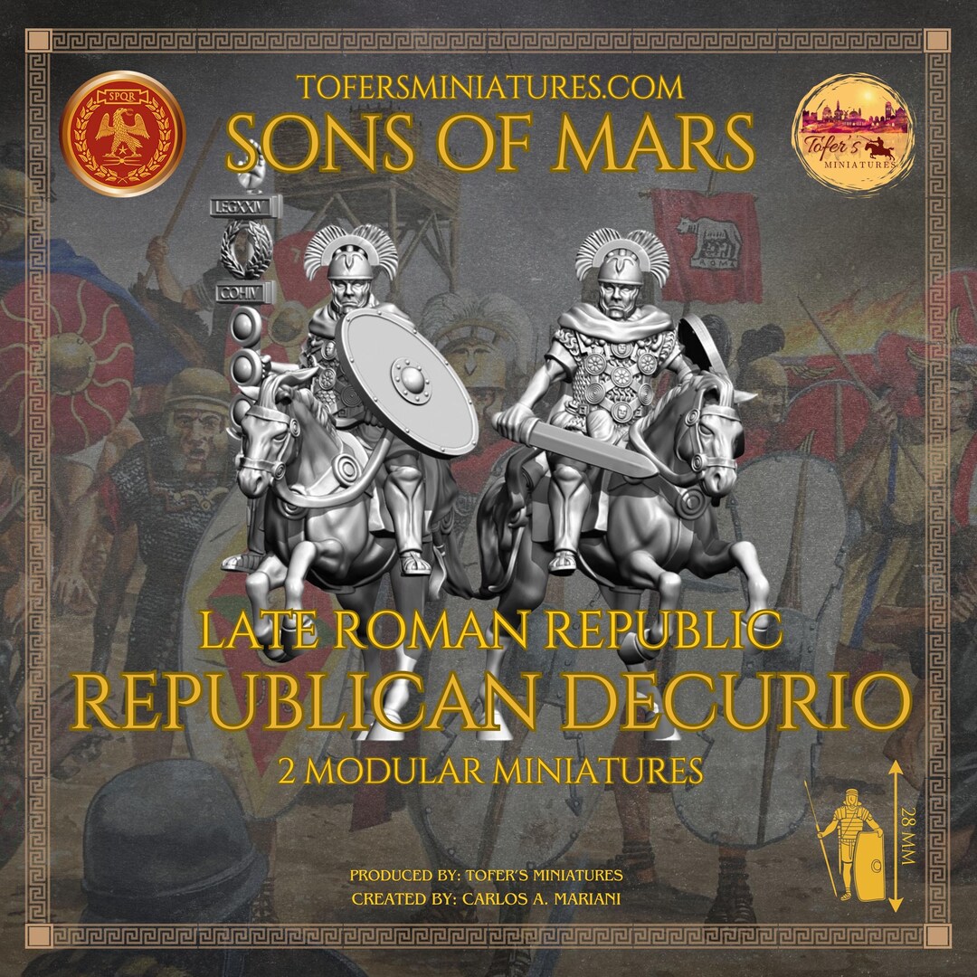 Roman Republic Decurio. Republican Horse Command Group. Late Republic ...