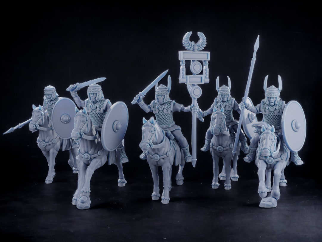 Roman Cavalry Modular Miniatures. 28 Mm Miniatures set of 5 - Etsy