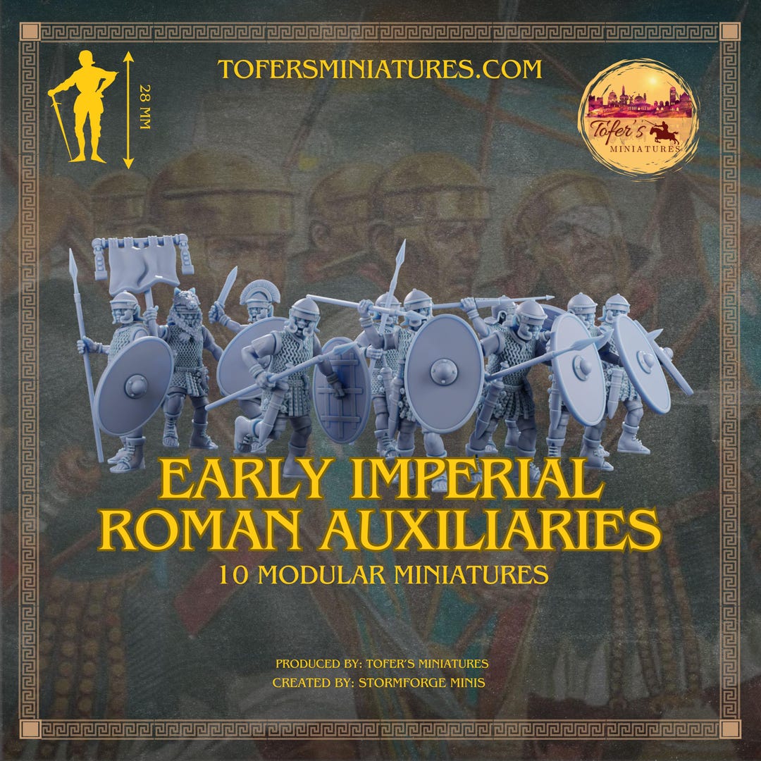 Early Imperial Roman Auxiliaries. Modular Miniatures. 28 Mm Miniatures ...