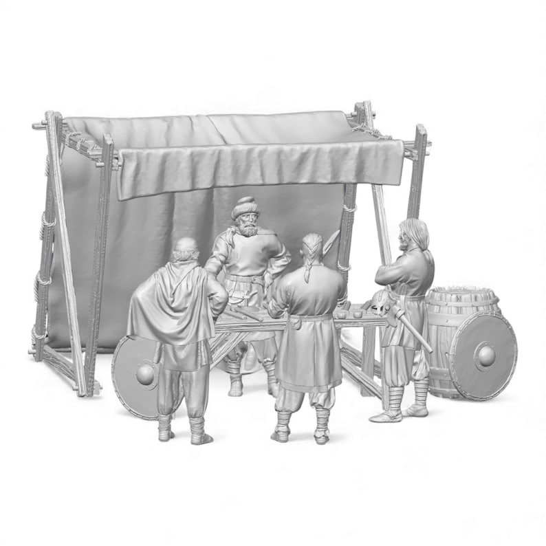 Viking Weapons Merchant. 28 Mm, 32 Mm, 40mm, 54mm, 75mm Miniatures. for ...