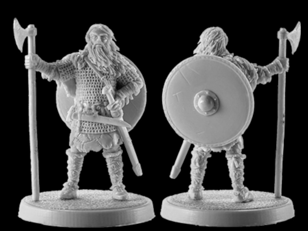 Viking Warlord. 28 Mm Miniatures - Etsy