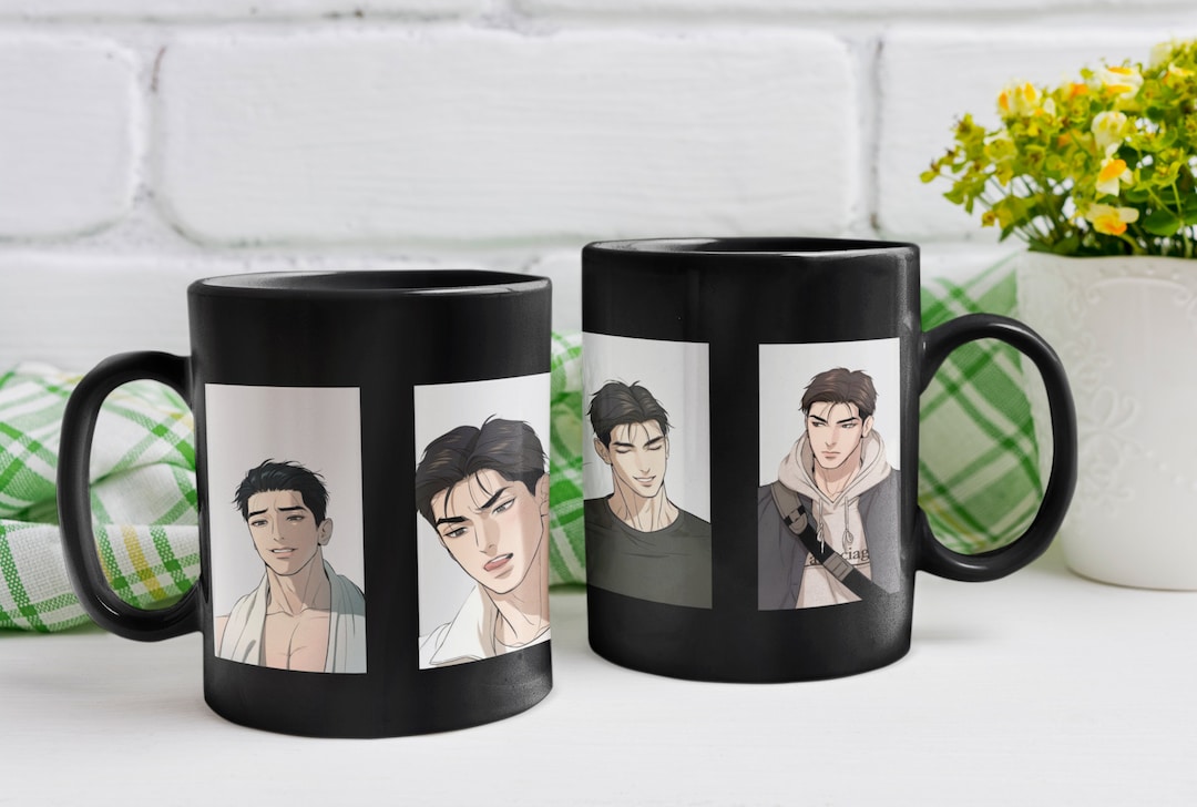 Jinx, Manga Mug, Kim Dan, Joo Jaekyung, Black Mug, Chibi - Etsy