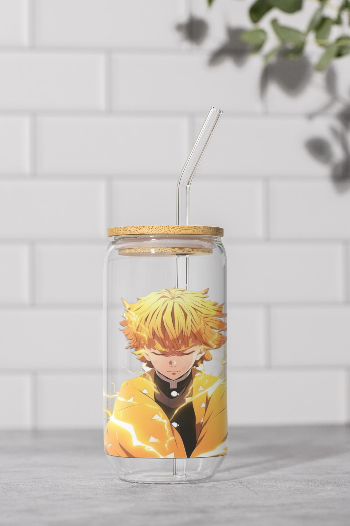Anime Hashira, Zenitsu, Demon Slayer, Yellow Cup, Sipper Glass, Anime ...