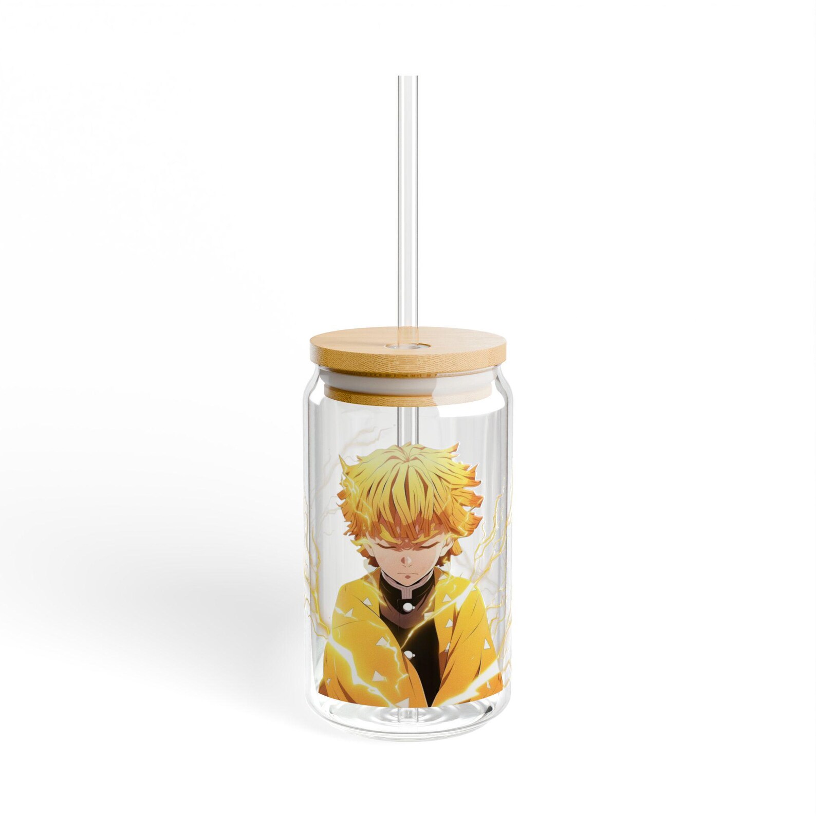 Anime Hashira, Zenitsu, Demon Slayer, Yellow Cup, Sipper Glass, Anime ...