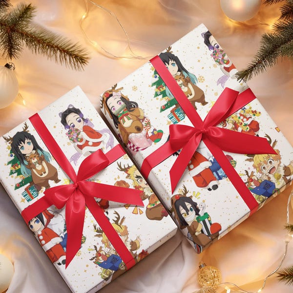 Anime Wrapping Paper - Etsy