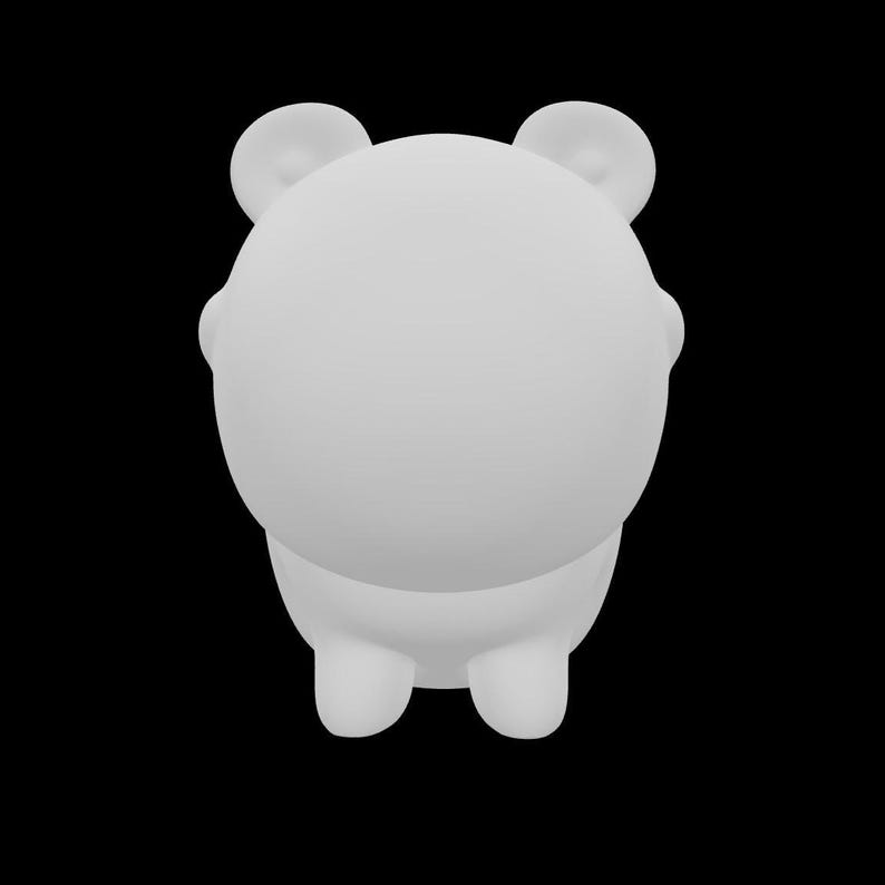 Capybara 3D Model, Silly Desk Decor, Cute Animal Ornament, 3D Printing ...