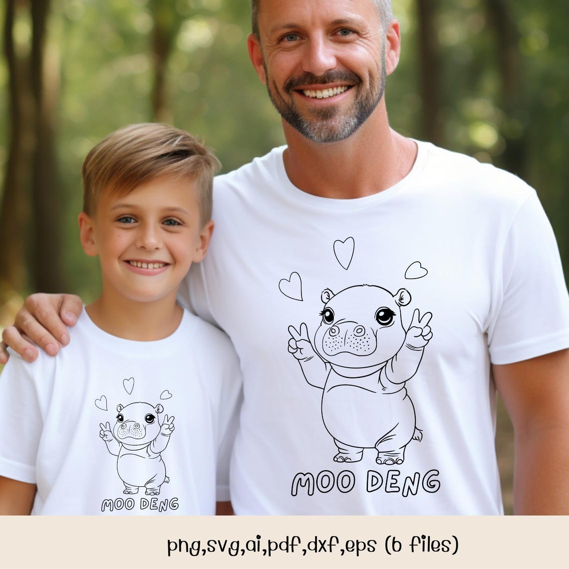 Moo Deng Hippo Svg | Cute Thai Hippo | Baby Hippo Vector for Cricut ...