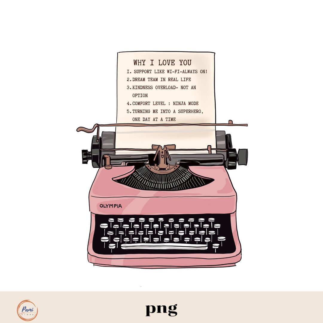 Add Your Own Text PNG, Vintage Typewriter Png, Messages From Your ...