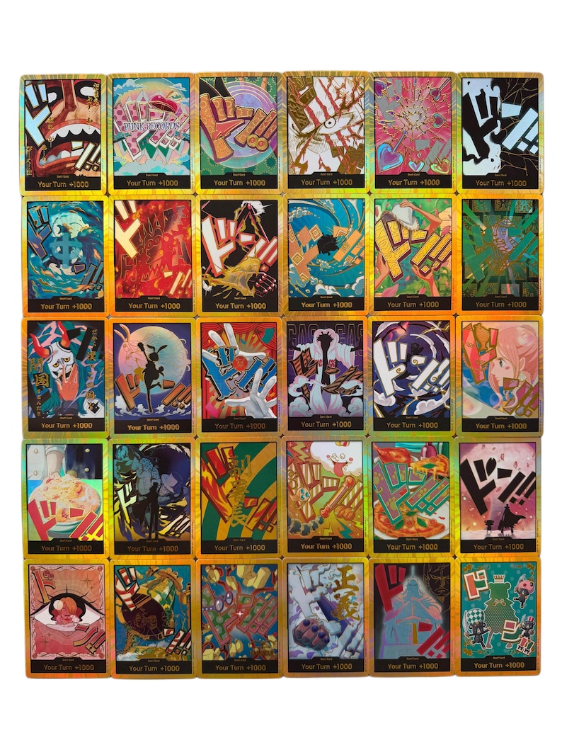 Ultimate One Piece GOLD Don!! 30-set Collection Custom Proxies TEXTURED ...