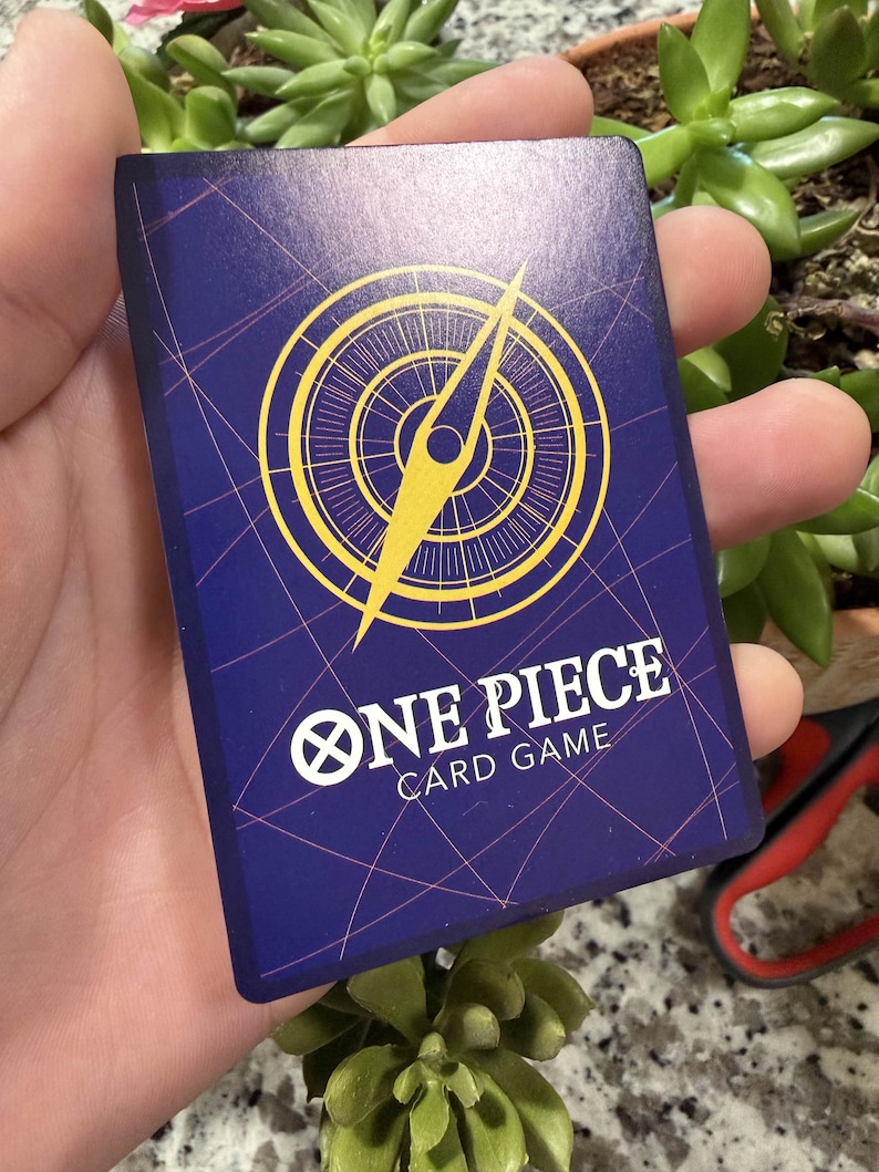 Handmade One Piece TCG Proxy Card | English Textured Holographic - Etsy
