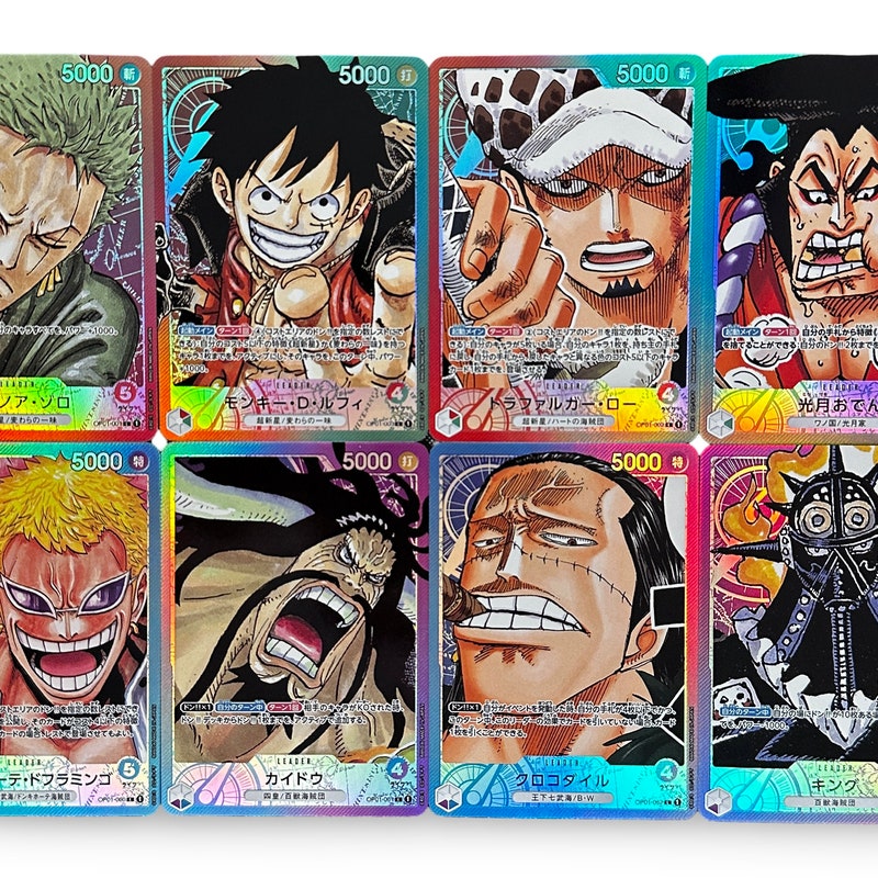 One Piece Custom Leader Cards - Etsy