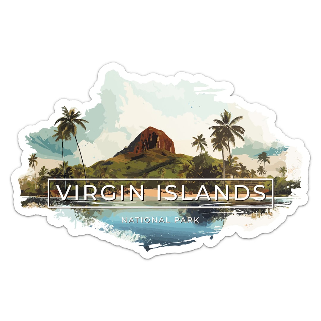 Virgin Islands National Park Sticker Vinyl Car Bumper Decal - Etsy