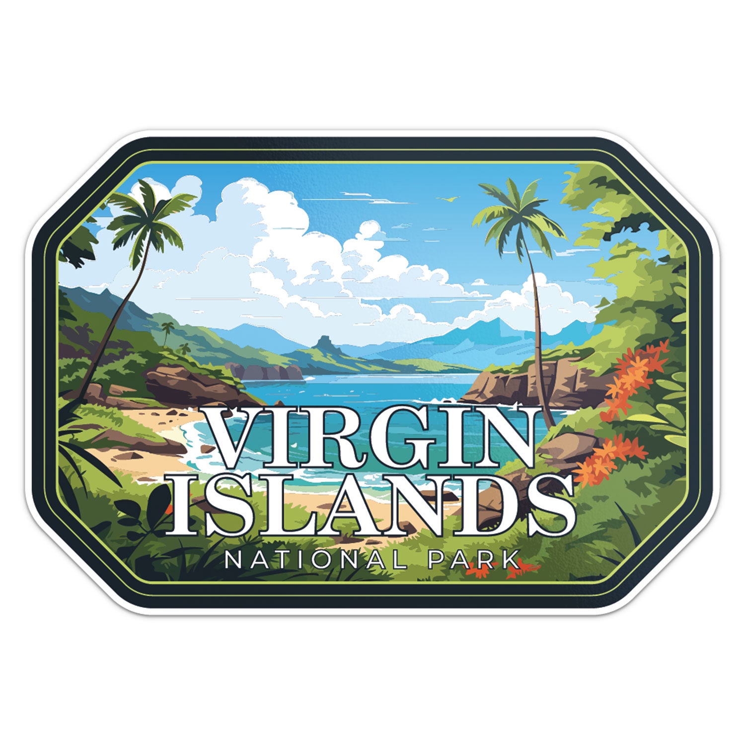 Virgin Islands National Park Sticker Vinyl Car Bumper - Etsy