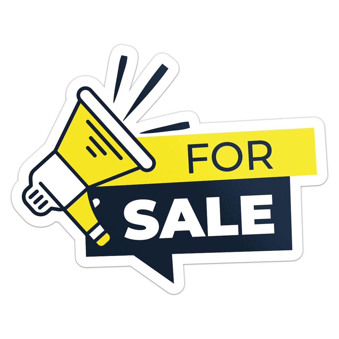 FOR SALE Sign Decal Vinyl Sticker - Etsy